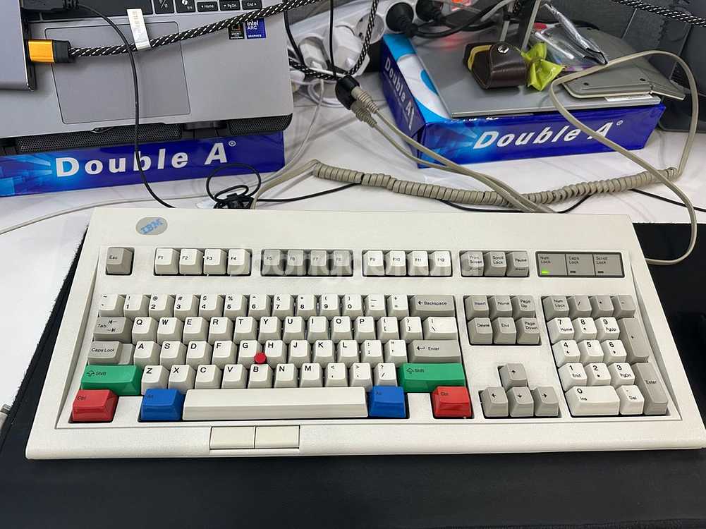IBM Model M13 화이트 + RGB키캡 | 중고나라 - 안심되는 중고거래