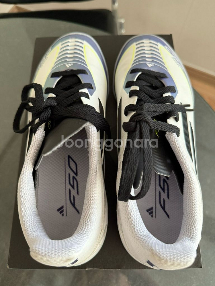 [1회착용] 아디다스 풋살화 메시 F50 축구화 | 중고나라 - 안심되는 중고거래