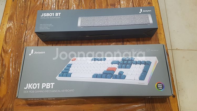 주연 블루투스 스피커 + 주연테크 기계식 JK01 PBT 키보드 세트 | 중고나라 - 안심되는 중고거래