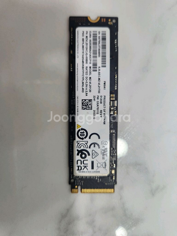 pm9a1 512gb m.2 ssd | 중고나라 - 안심되는 중고거래