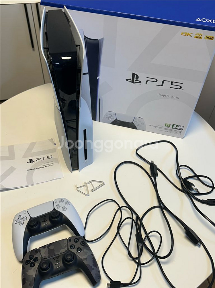 ps5 플스5 슬림 디스크에디션 + 듀얼센스카모+리모콘 팝니다 | 중고나라 - 안심되는 중고거래