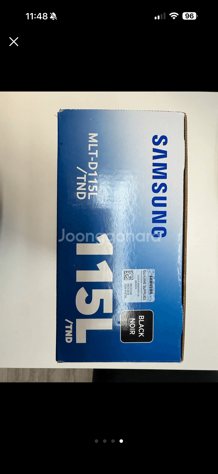 미개봉 새상품 프린터용 정품 토너 카트리지 MLT-D115L | 중고나라 - 안심되는 중고거래