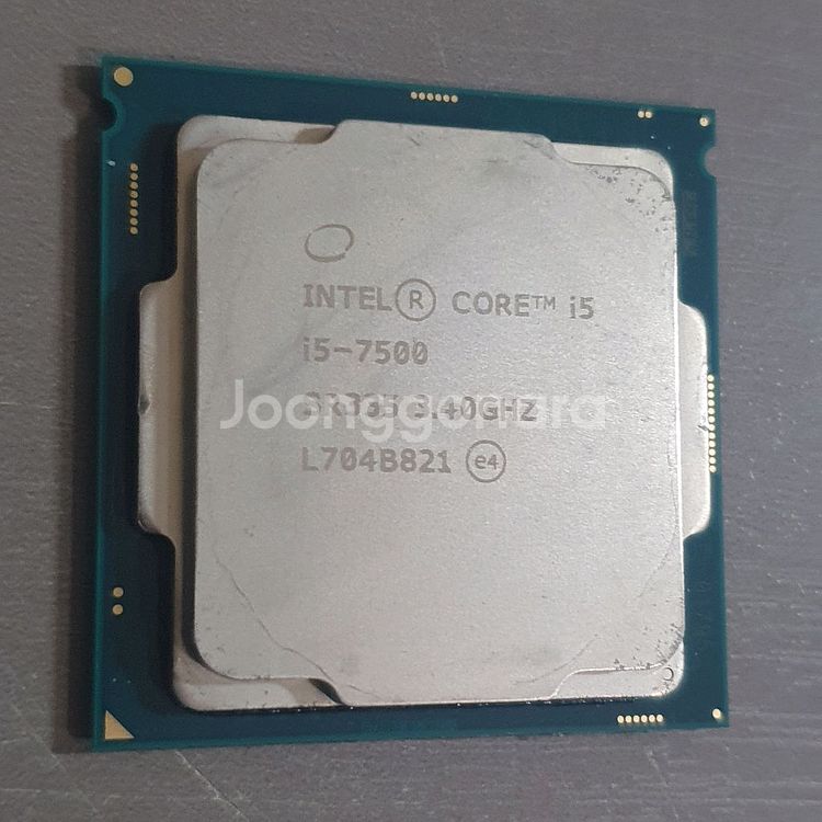 성능좋은 인텔 7세대 코어i5-7500 CPU intel i5 7500 | 중고나라 - 안심되는 중고거래