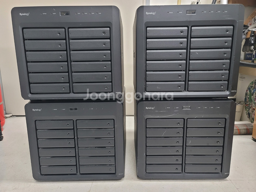 시놀로지 나스 NAS 대용량 DS2415+ DS3615XS DX1215 6TB 12EA 72TB | 중고나라 - 안심되는 중고거래