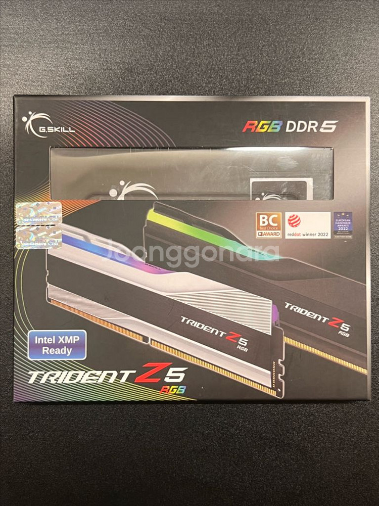 G.SKILL DDR5-6000 CL36 TRIDENT Z5 RGB J 패키지 (32GB(16Gx2)) | 중고나라 - 안심되는 ...