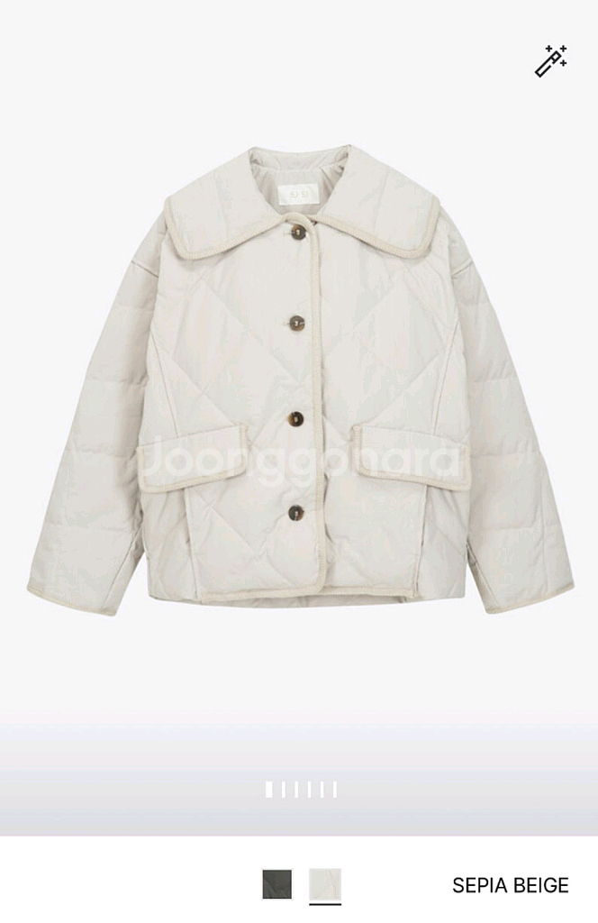 SJSJ 퀼티드 구스 다운 점퍼 44 랑방 타임 마인 더캐시미어 | 중고나라 - 안심되는 중고거래