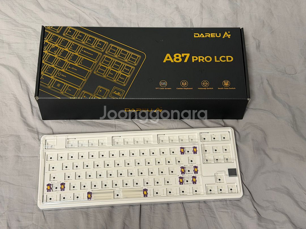 다얼유 A87 PRO LCD 키보드 베어본 팝니다. | 중고나라 - 안심되는 중고거래