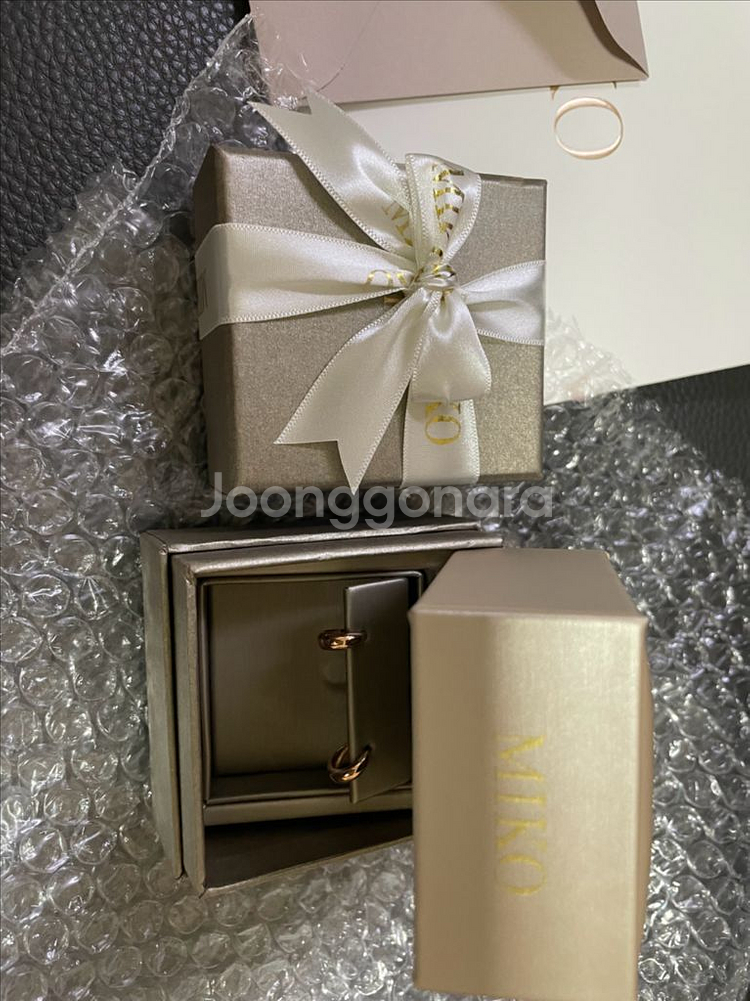 미꼬 18k 로즈골드 원터치 녹스 귀걸이 새제품 | 중고나라 - 안심되는 중고거래