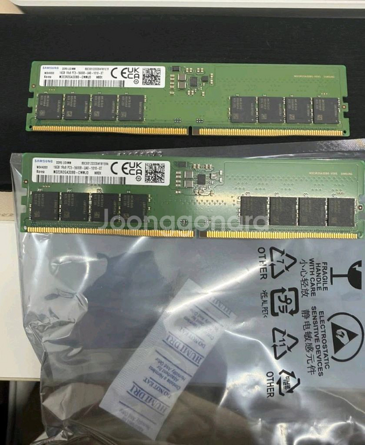 삼성 DDR5 5600 16GB 램 2개 판매합니다 | 중고나라 - 안심되는 중고거래