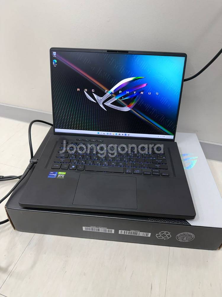 ASUS ROG 제피러스 m16 게이밍 노트북 | 중고나라 - 안심되는 중고거래