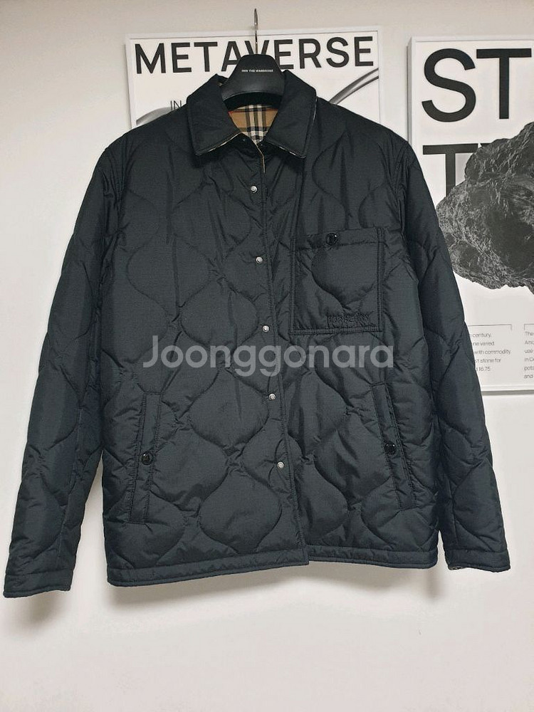 버버리 리버서블 프란시스 퀼팅자켓 48 | 중고나라 - 안심되는 중고거래
