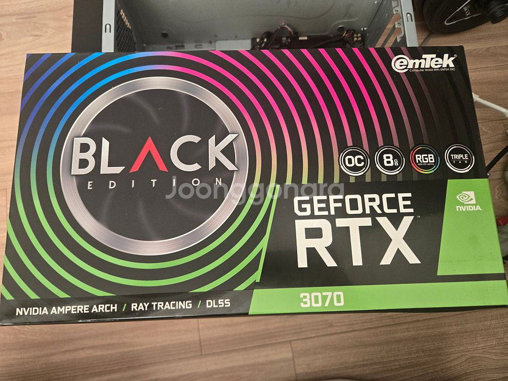 emtek Black RTX 3070 그래픽카드 | 중고나라 - 안심되는 중고거래