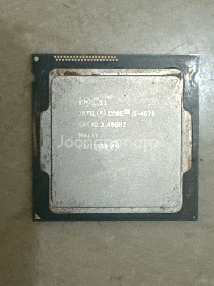 인텔 i5-4670 CPU | 중고나라 - 안심되는 중고거래