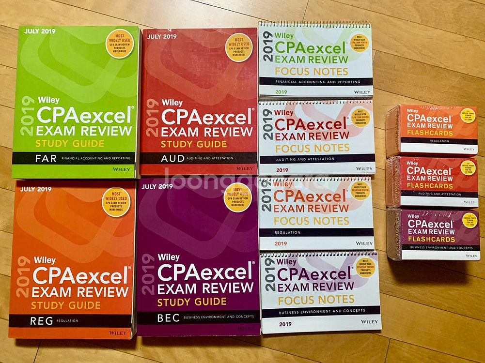 AICPA 11권 풀세트- Wiley CPA excel Exam Review, Becker CPA Exam | 중고나라 ...
