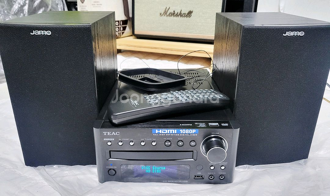 TEAC DVD 리시버 DR-H338i 올인원 앰프 + 리모콘 | 중고나라 - 안심되는 중고거래
