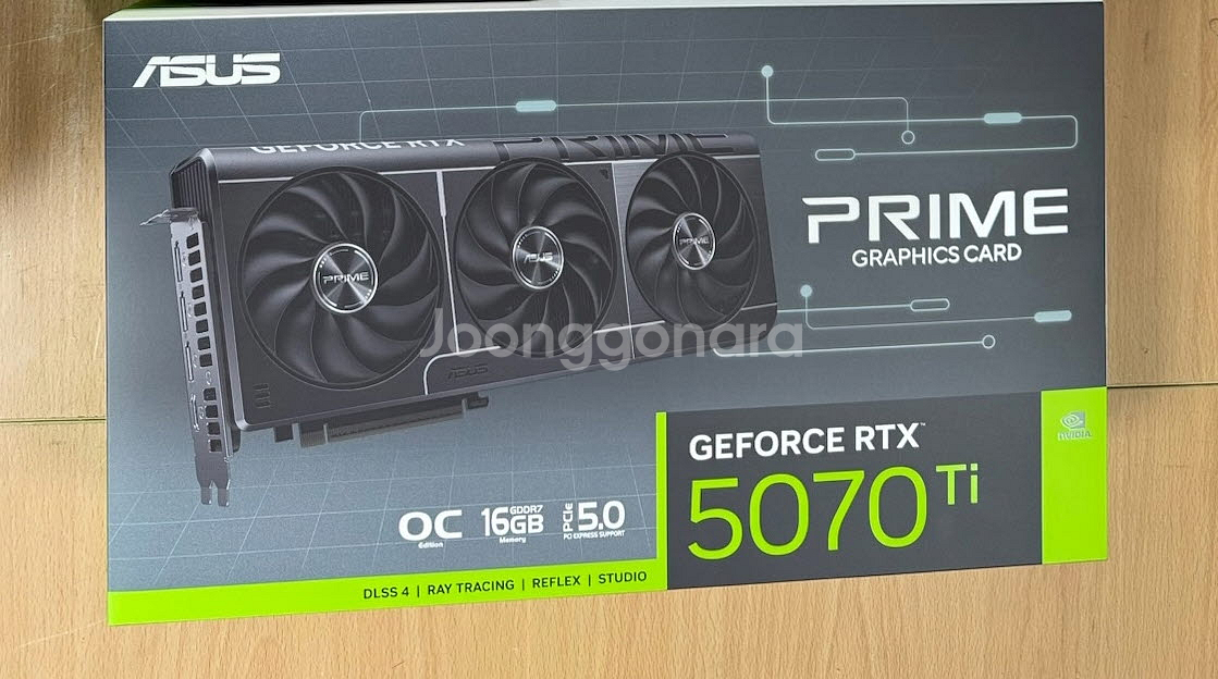 ASUS 5070TI PRIME OC ( 5070 TI 프라임 ) | 중고나라 - 안심되는 중고거래