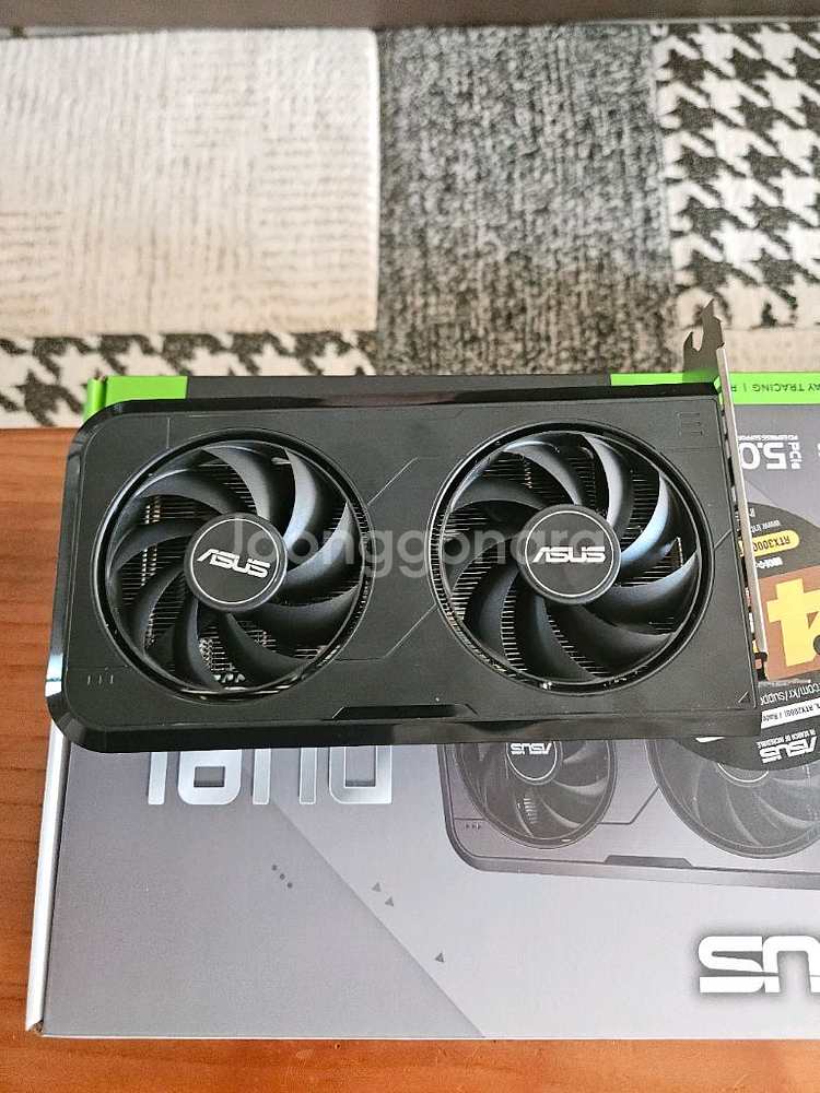 [ASUS] DUAL 지포스 RTX 5050 OC D6 8GB 인텍앤컴퍼니 | 중고나라 - 안심되는 중고거래