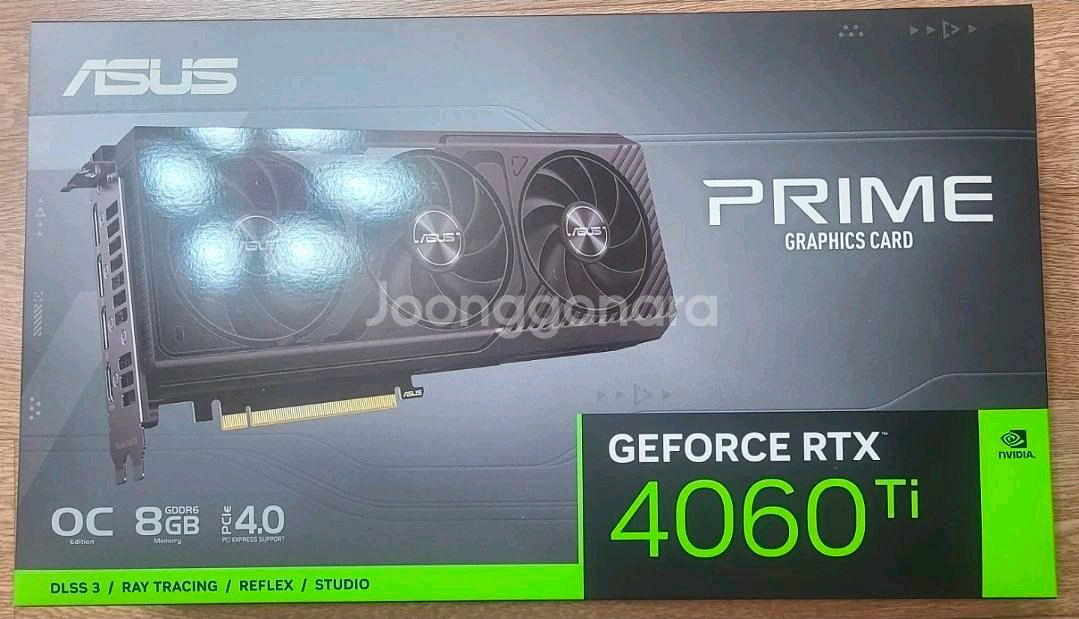 ASUS PRIME 지포스 RTX 4060 Ti 판매합니다. | 중고나라 - 안심되는 중고거래