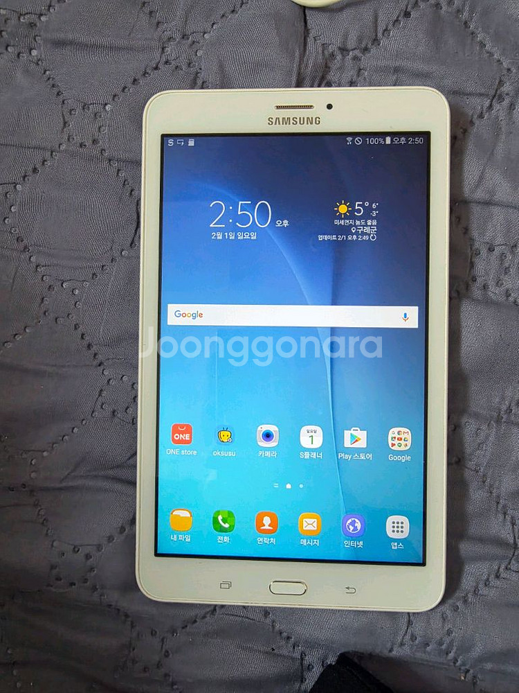 삼성 갤럭시 탭 A6 SM-T375S 8인치 LTE 화이트 | 중고나라 - 안심되는 중고거래