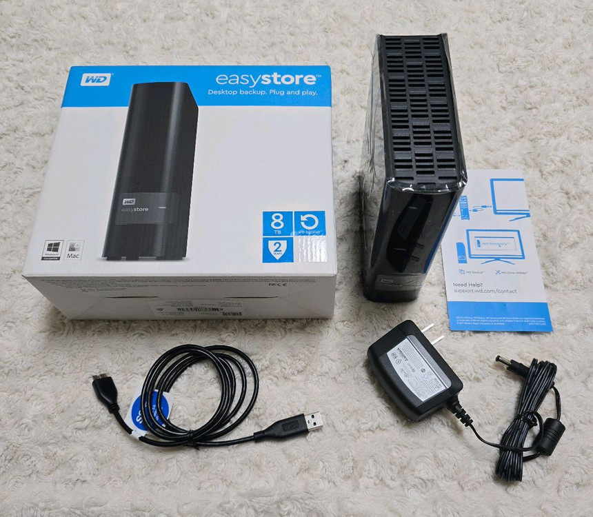 WD easystore 외장하드 8TB (NAS용 RED HDD 들어있음) | 중고나라 - 안심되는 중고거래