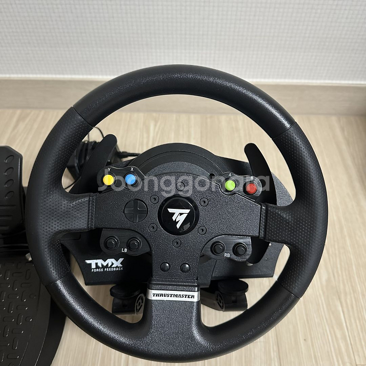 THRUSTMASTER TMX 레이싱 휠 페달 포함 판매합니다. T150 | 중고나라 - 안심되는 중고거래