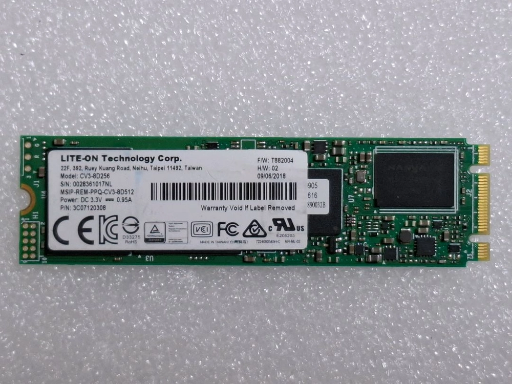 저장장치 LITE ON CV3-8D256 M.2 SATA SSD 256GB 두개 | 중고나라 - 안심되는 중고거래