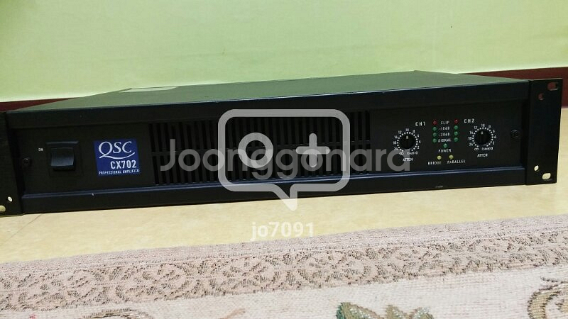 qsc cx702 앰프. | 리시버/앰프 | 중고나라