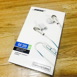 보스(BOSE) 이어폰 QC20 화이트 | 이어폰/헤드폰 | 중고나라