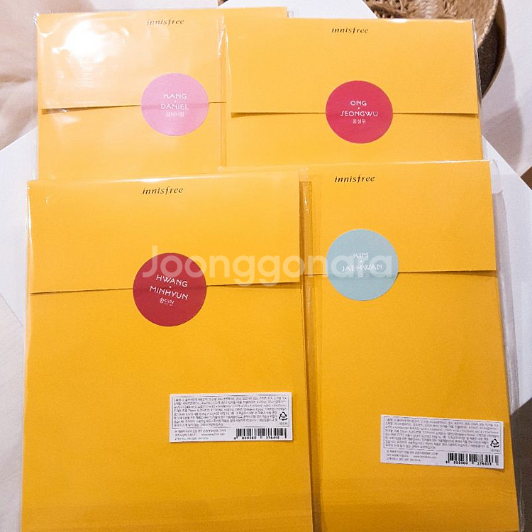이니스프리 워너원 굿즈 피규어 브릭 중고나라