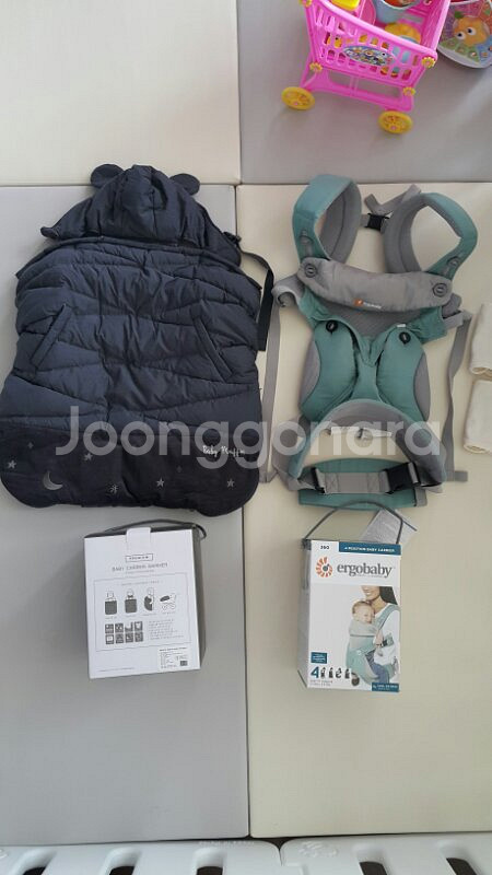 에르고360 아기띠여름용 및 베이비머핀 워머 아기띠기저귀가방 중고나라