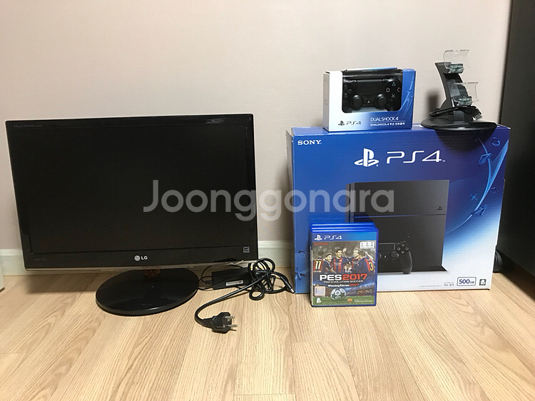 PS4 1205A 500G 제트블랙 + LG Fl | 플레이스테이션 | 중고나라