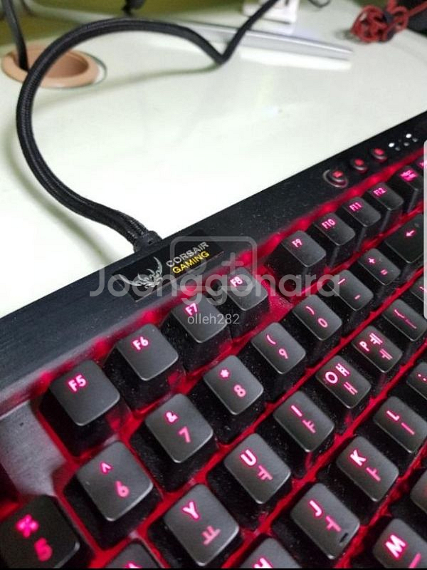 corsair k70 red 커세어 적축 | 키보드/마우스/스피커 | 중고나라