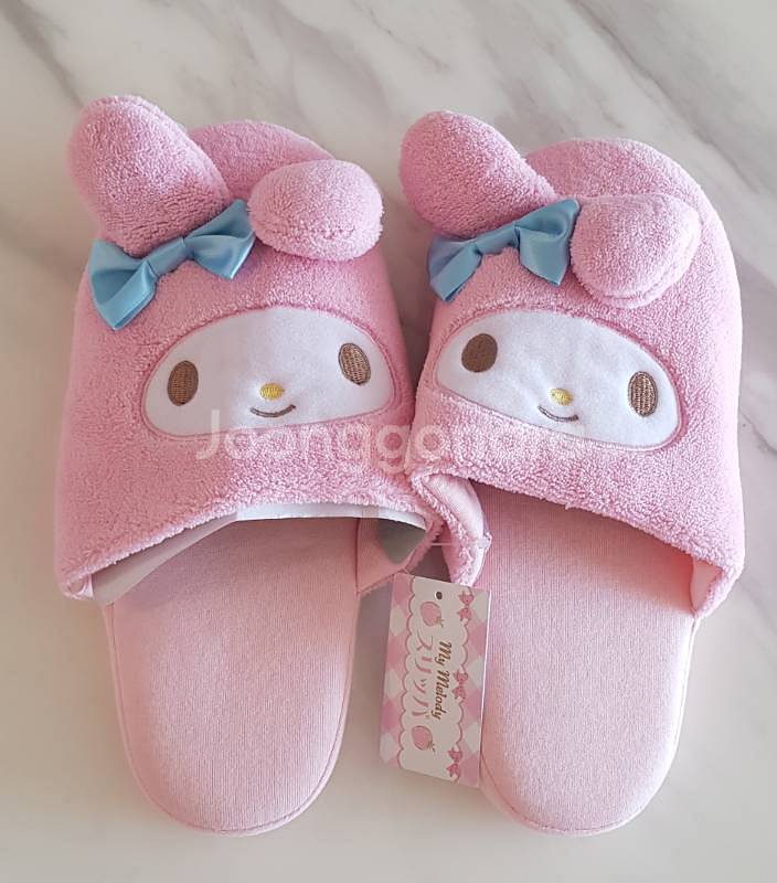 실내화 마이멜로디일본 산리오정품 새제품 샌들슬리퍼 중고나라