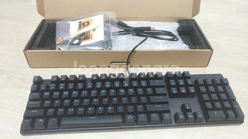 거의 새거 앱코 해커 k590 적축 게이밍 키보드 | 키보드/마우스/스피커 | 중고나라